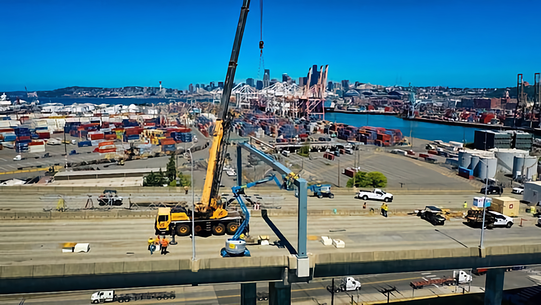 SDOT: High bridge repair: Post-tensioning is complete; preparing for ...